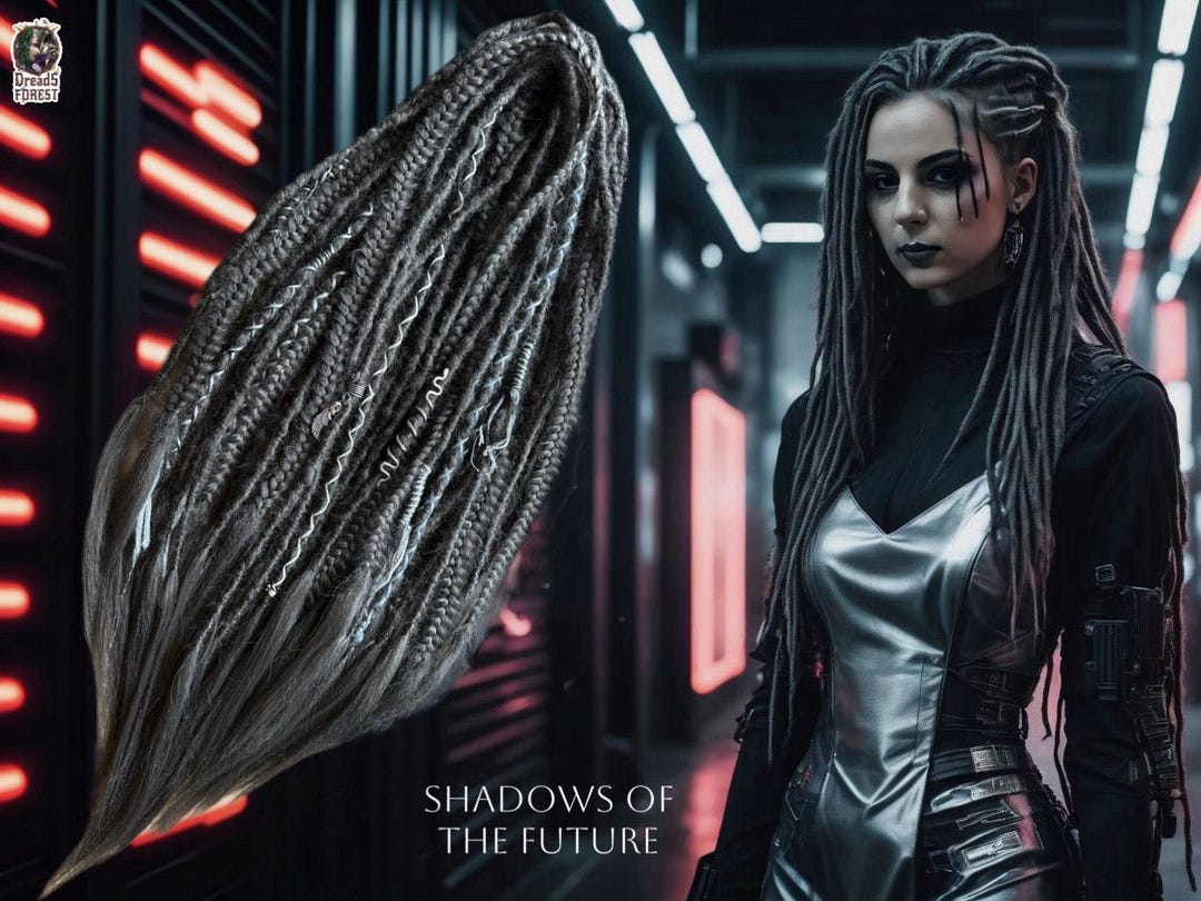 New Set Natural Look Synthetic Dreads + Fishtail Braids Shadows of the ...