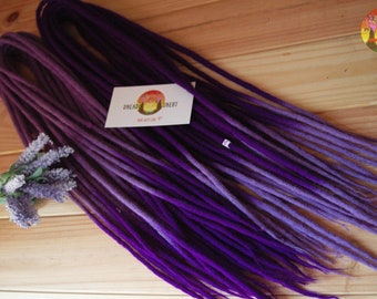 Wool Dreads Full Set DE Dreadlocks Extensions Double Ended | Etsy