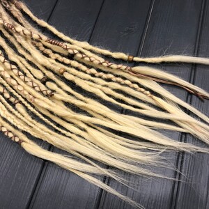 Natural Look Synthetic Double Ended Boho Style Ombre Dreadlocks+braids ...