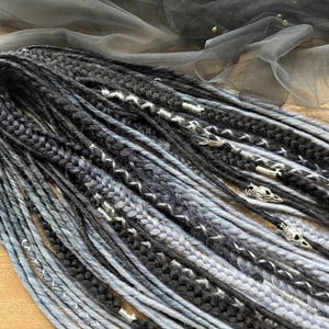 New Set Dreads Thin Twisted + Fishtail Braids Shadows of the Future ...