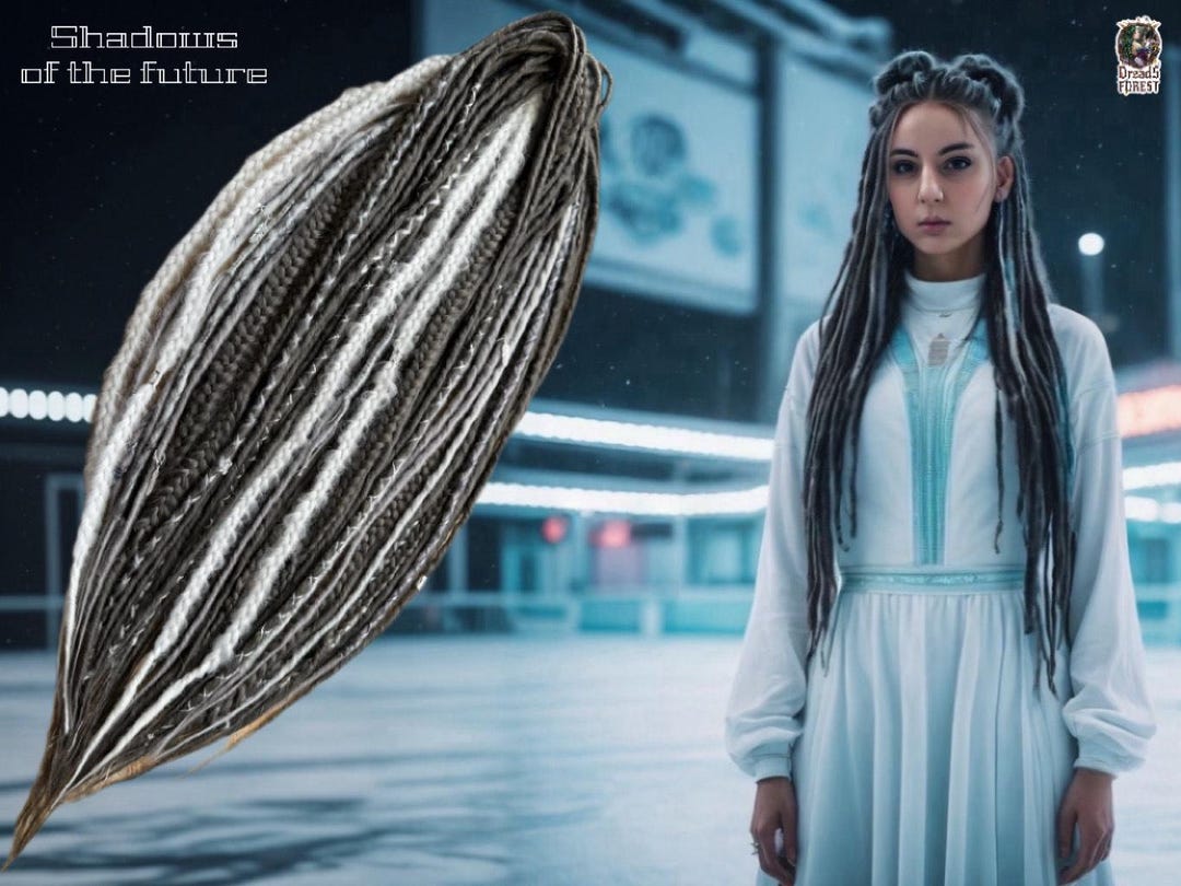 New Set Dreads Thin Twisted + Fishtail Braids Shadows of the Future ...