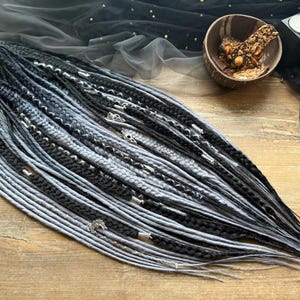 New Set Dreads Thin Twisted + Fishtail Braids Shadows of the Future ...