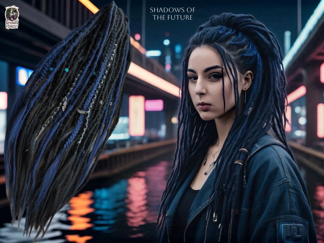 New Set Natural Look Synthetic Dreads + Fishtail Braids Shadows of the ...