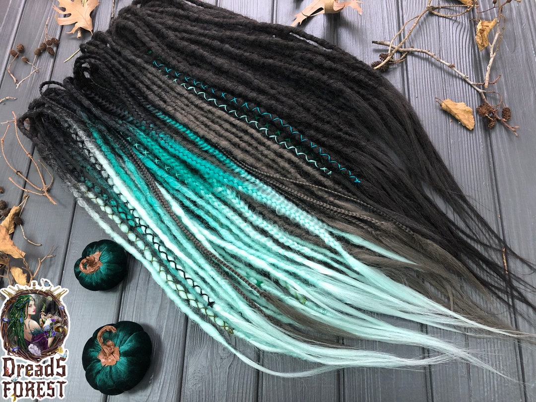 Natural Look Synthetic Double Ended Dreadlocks + Braids Loose Ends ...