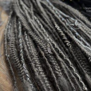 New Set Natural Look Synthetic Dreads + Fishtail Braids Shadows of the ...
