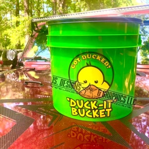 The LIME "duck-it" Bucket-includes 30 Pre-tagged Ducks - Etsy