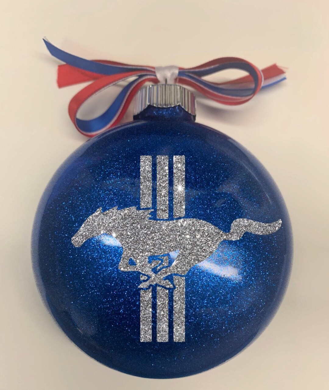 Mustang Ornament-tri-bar Pony-multiple Colors-customizable! - Etsy
