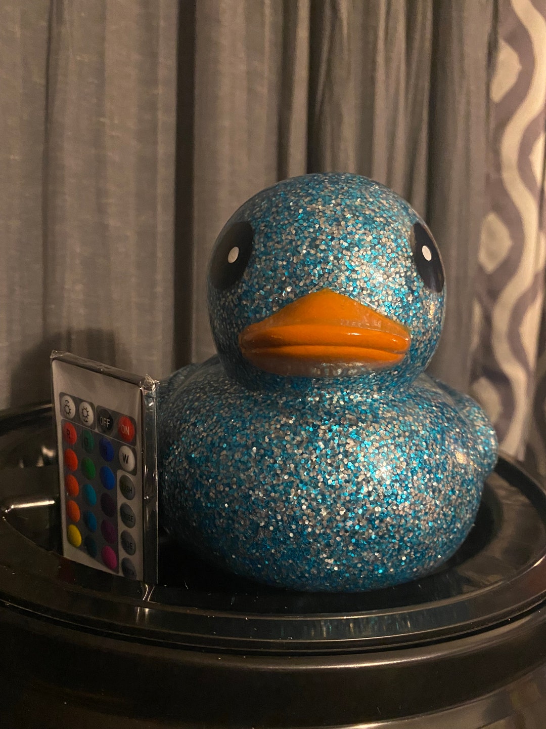 LED Light up Duck-glitter TEAL-7 Inch-remote and Batteries Included - Etsy
