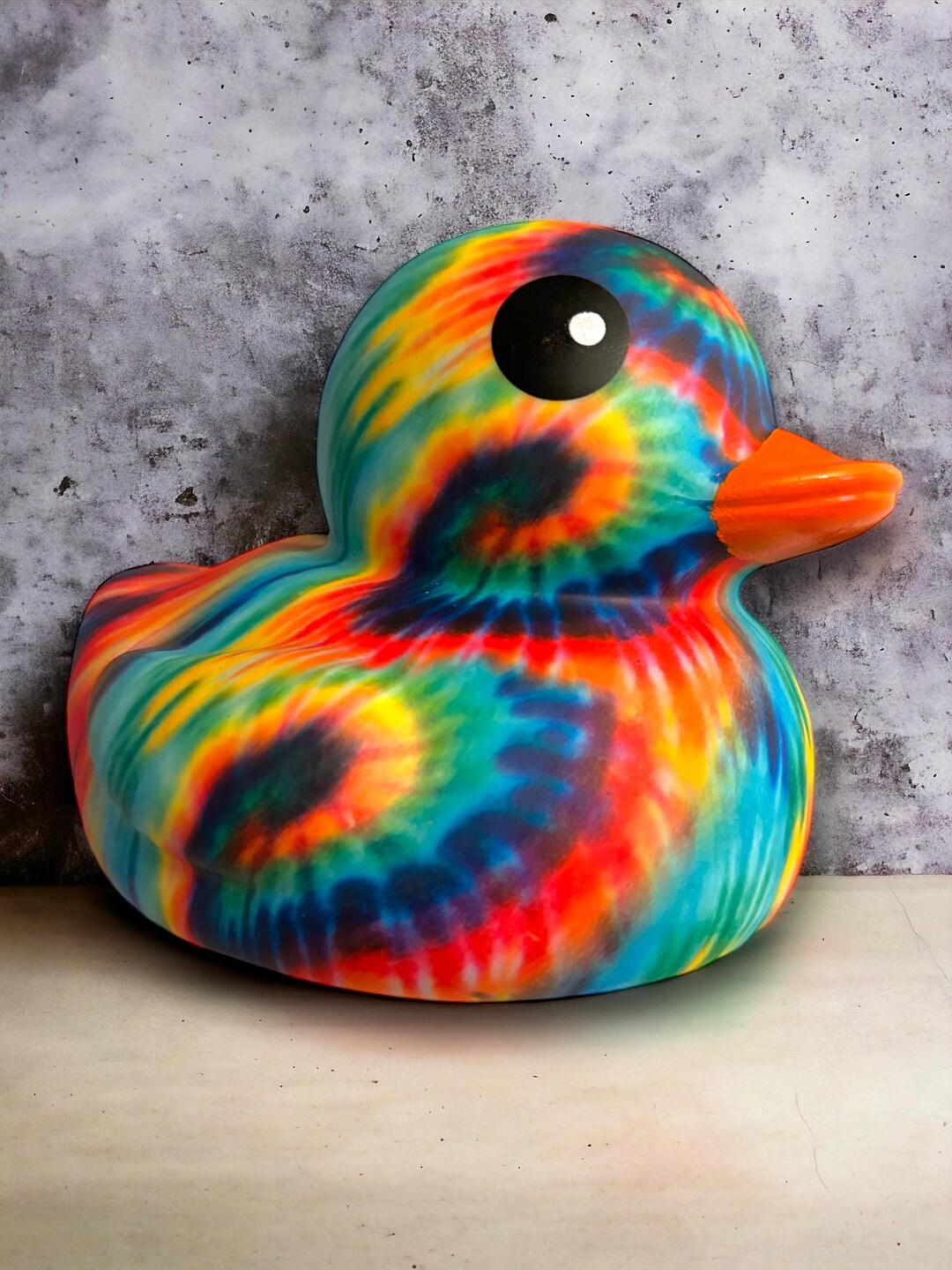 LED Light up Duck-rainbow Tie-dye-7 Inch-remote and Batteries Included ...