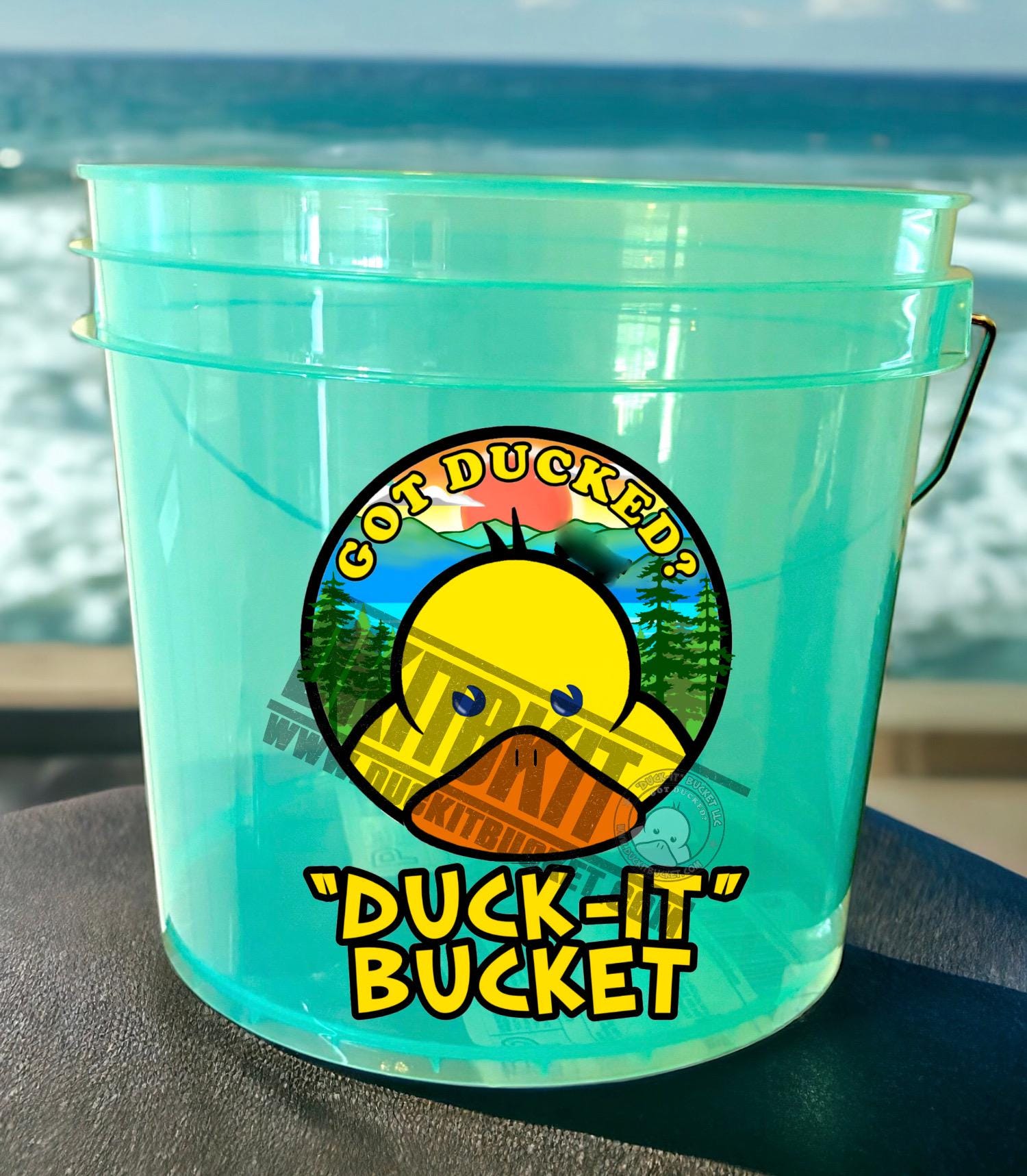 Caribbean Blue Duck-it Bucket With 30 Pre-tagged Ducks - Etsy