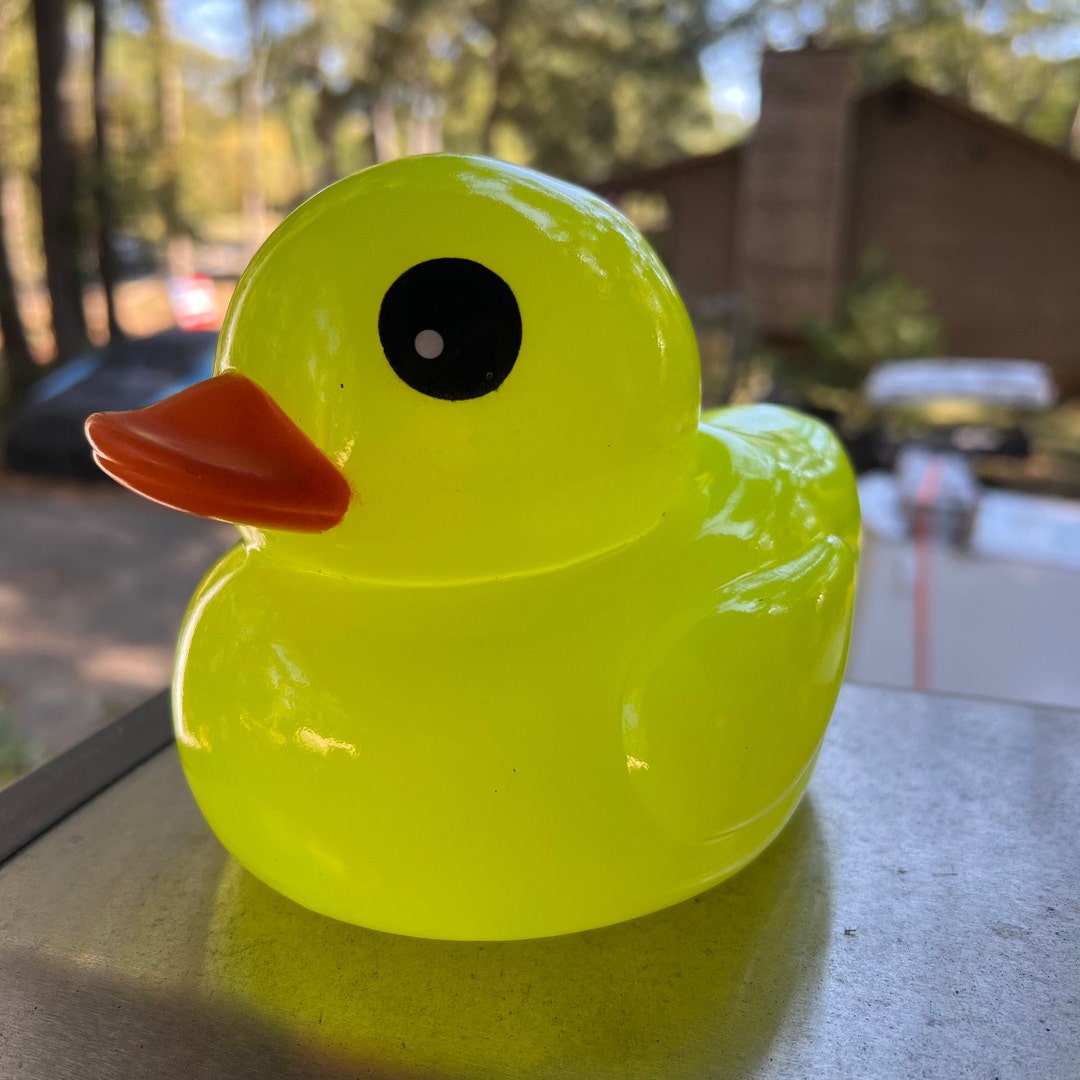 LED Light up Duck-neon YELLOW-7 Inch-remote and Batteries Included - Etsy