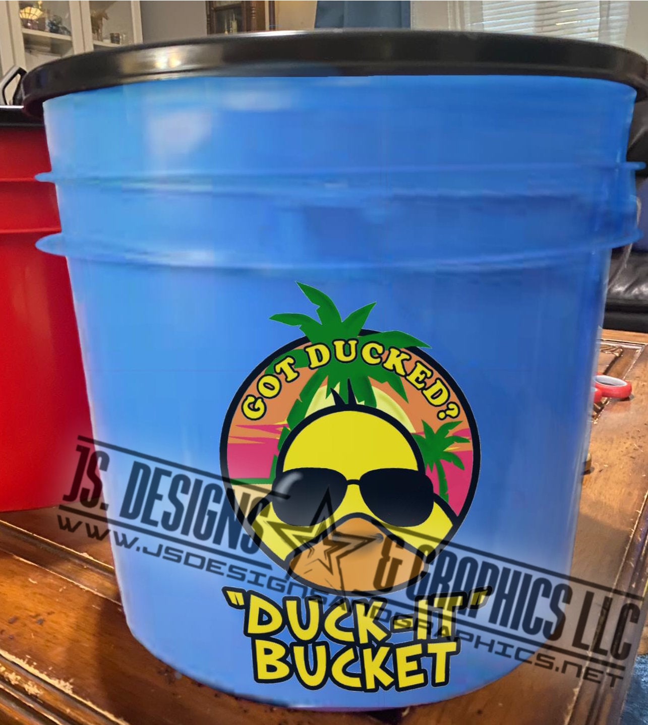 The BEACH "duck-it" Bucket-includes 30 Pre-tagged Ducks-multiple Colors ...
