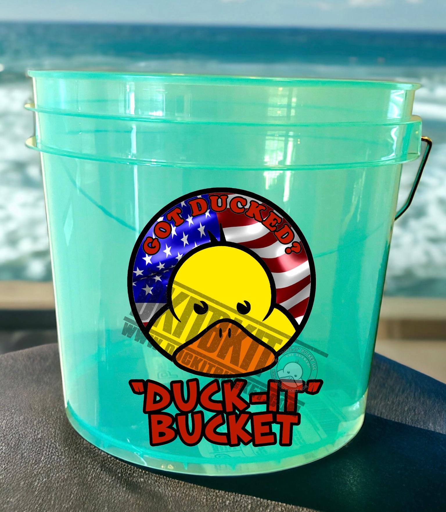 Caribbean Blue Duck-it Bucket With 30 Pre-tagged Ducks - Etsy
