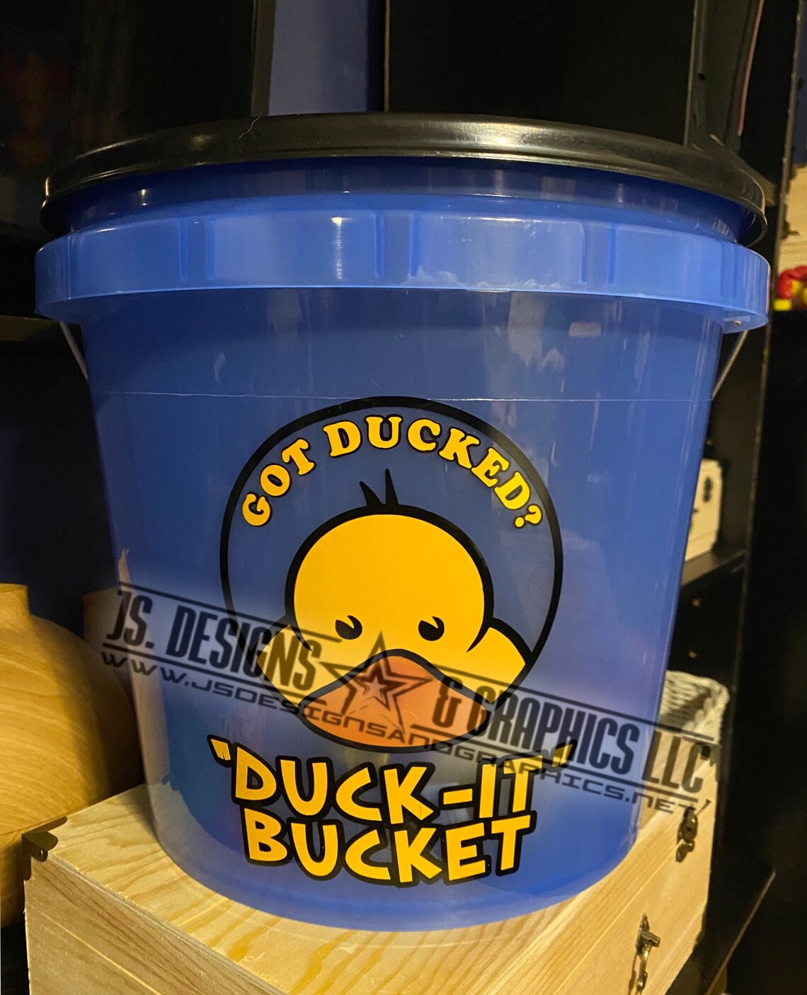 Personalize! the BLUE "duck-it" Bucket-includes 30 Pre-tagged Ducks - Etsy