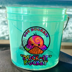 Caribbean Blue Duck-it Bucket With 30 Pre-tagged Ducks - Etsy