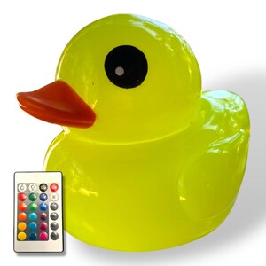 LED Light up Duck-neon BLUE-7 Inch-remote and Batteries Included - Etsy