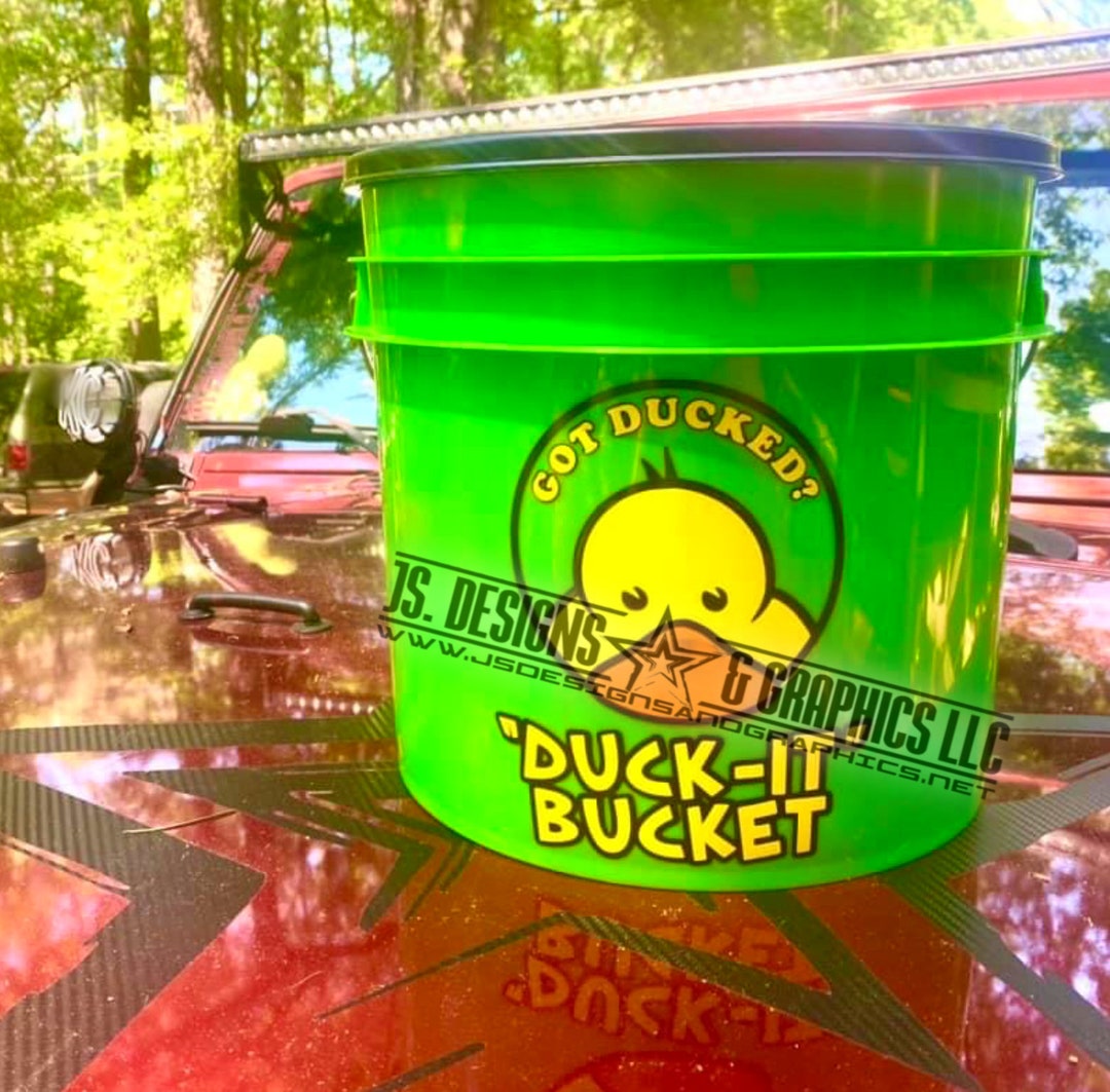 CUSTOMIZABLE the LIME duck-it Bucket-includes 30 Pre-tagged Ducks - Etsy