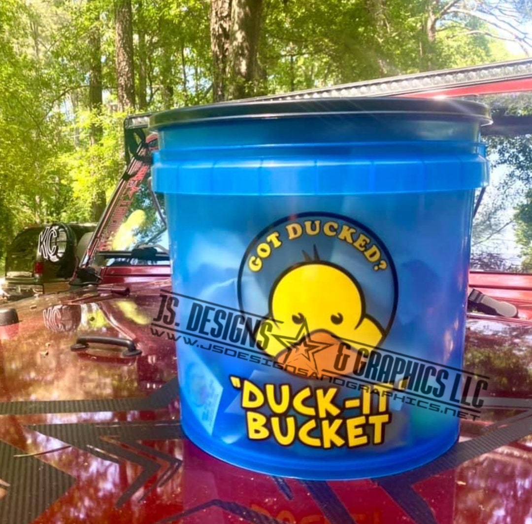 The BLUE "duck-it" Bucket-includes 30 Pre-tagged Ducks - Etsy
