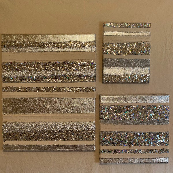 Silver Wall Art - Etsy