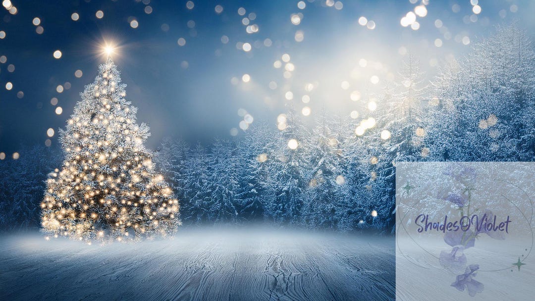 Christmas Winter Wonderland Background - Etsy Canada