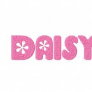 Daisy Font Embroidery Font Set Instant Digital Download - Etsy