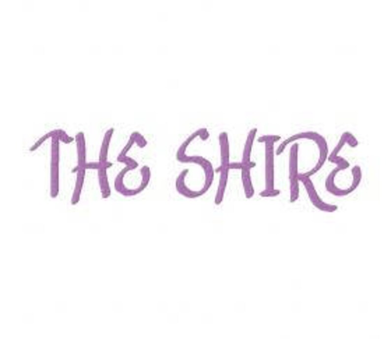 The Shire Font Embroidery Font Set Instant Digital Download - Etsy