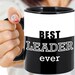 Best Leader Mug Team Fearless Den Black Coffee Cup for Men Gift Fathers ...