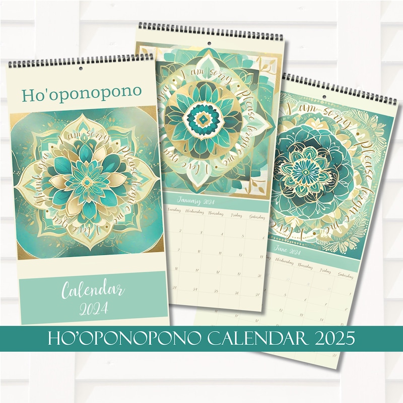 2025 Mandala Calendar - Etsy