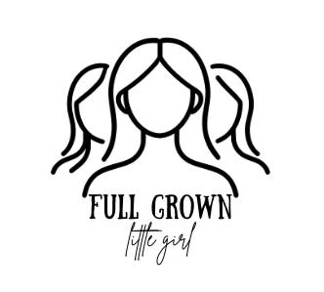 Full Grown Little Girl PNG File - Etsy