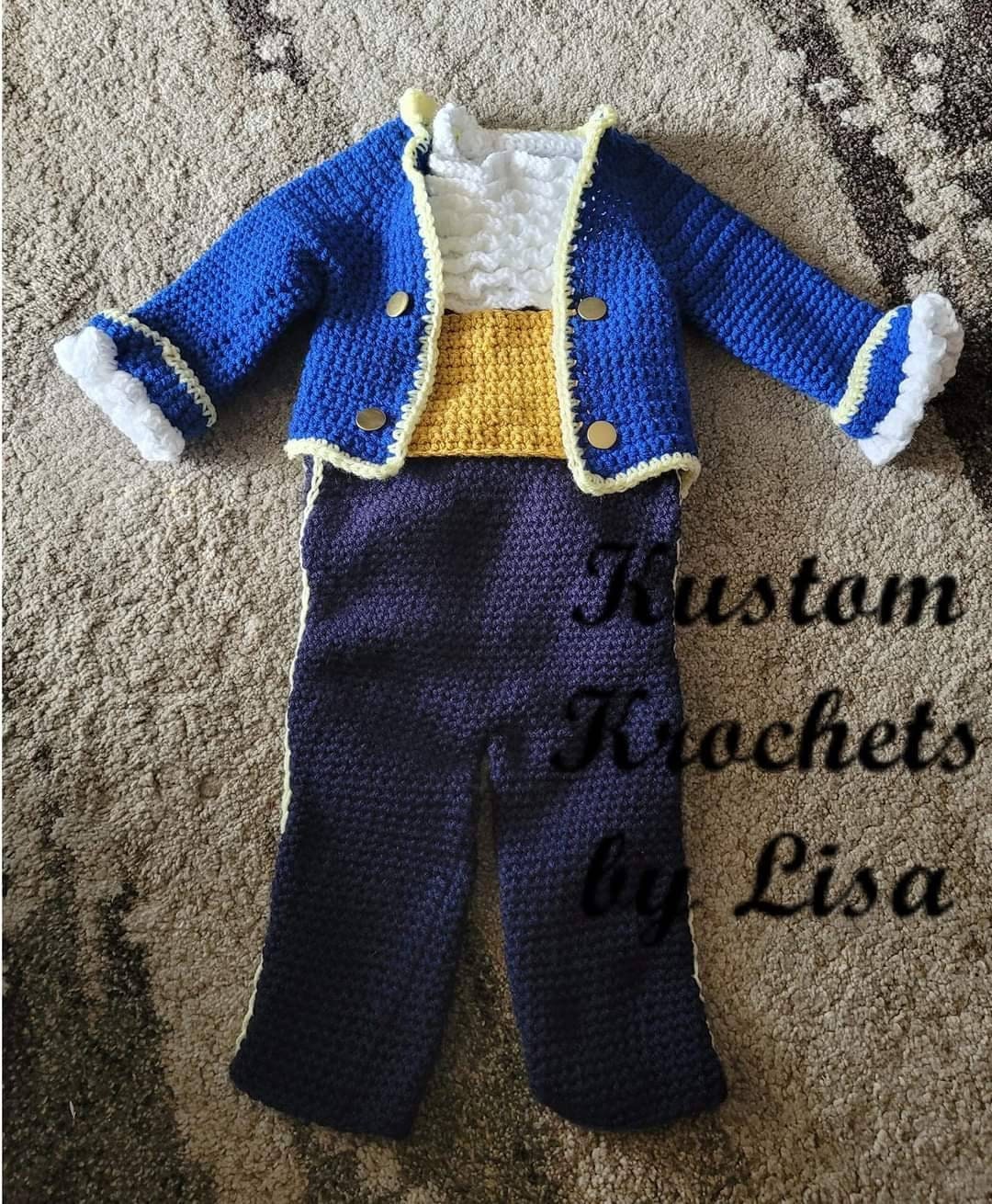 Crochet Beast Costume - Etsy