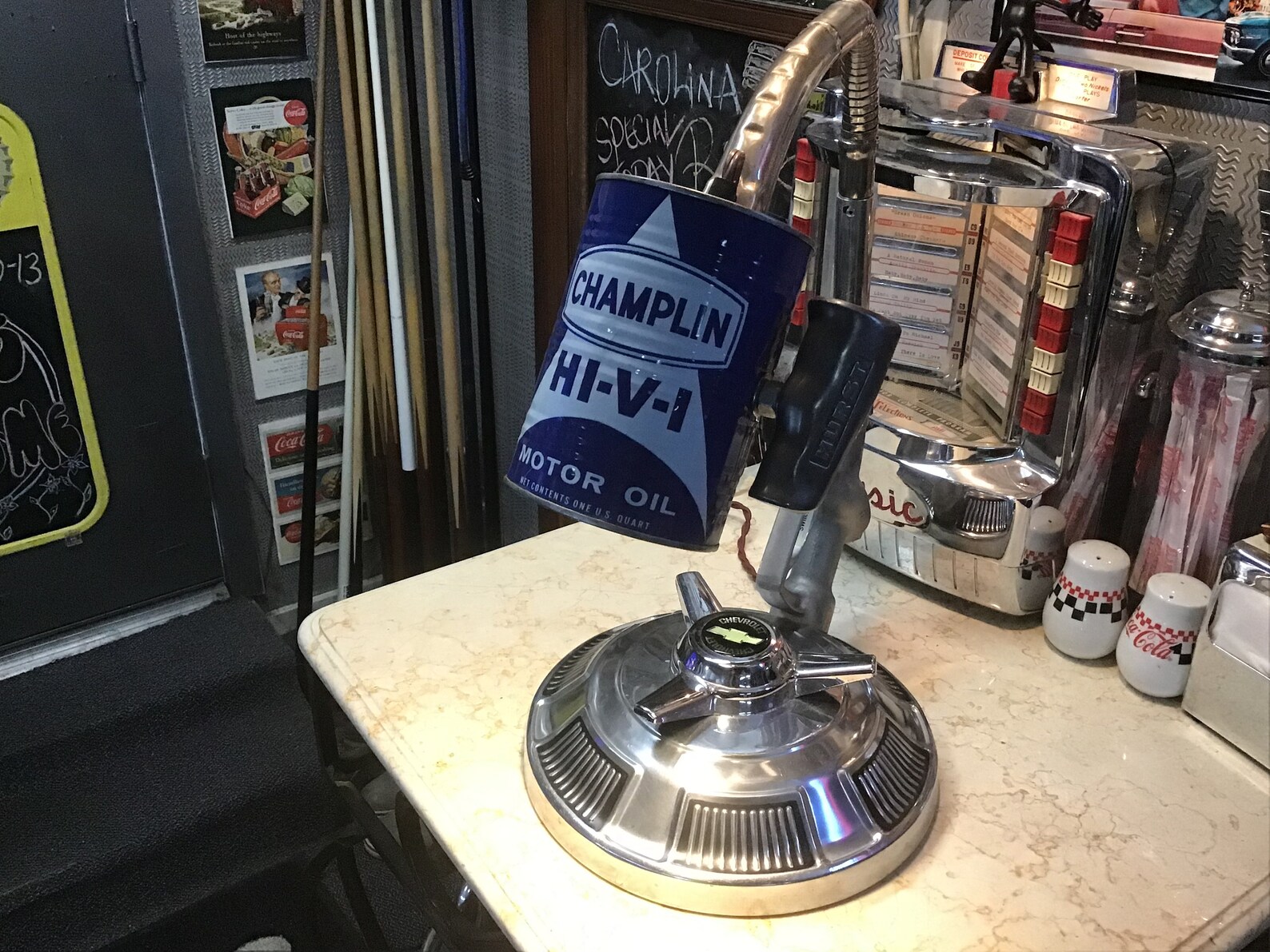 Vintage Chevrolet Desk Lamp - Etsy