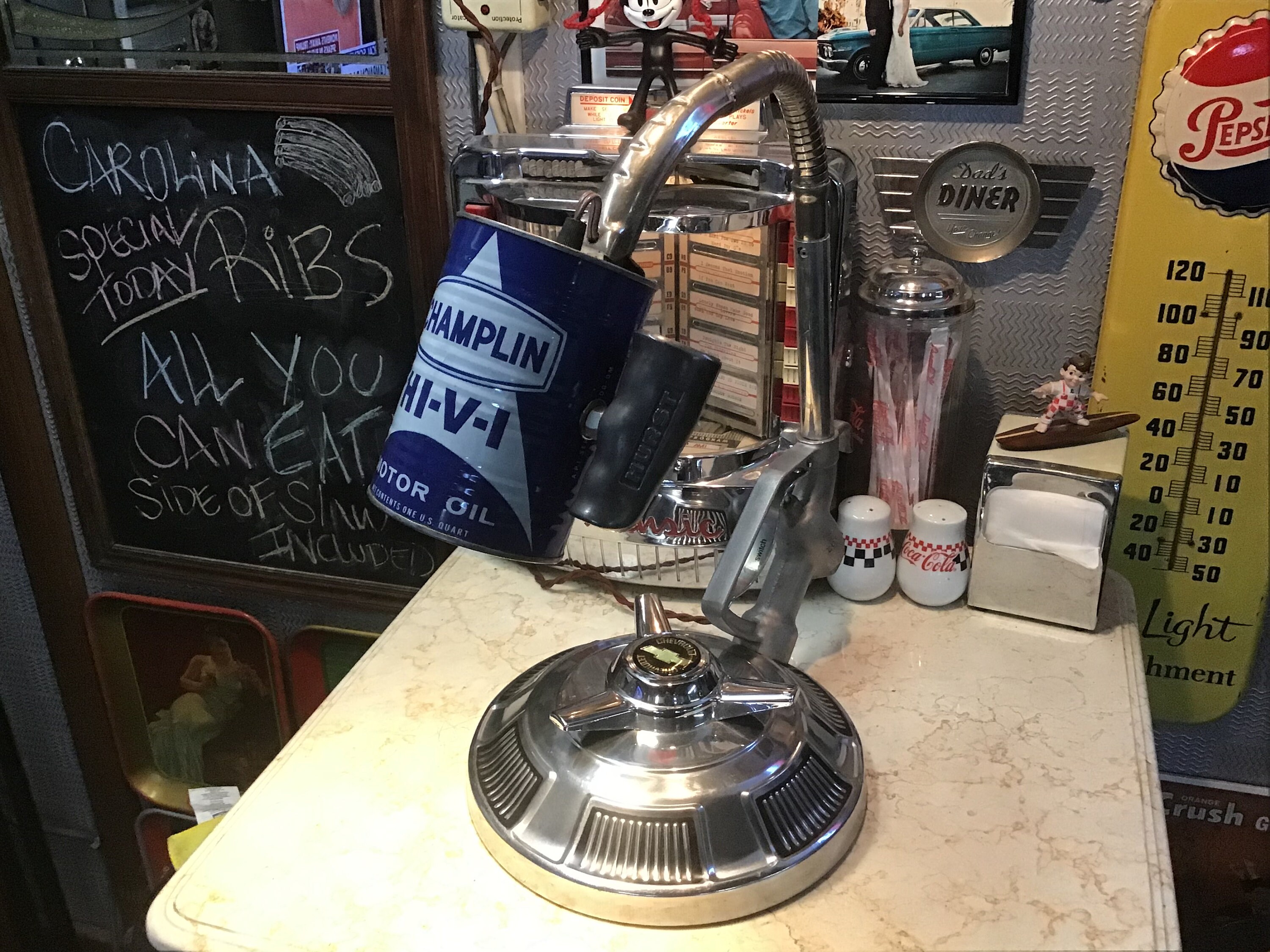 Vintage Chevrolet Desk Lamp - Etsy