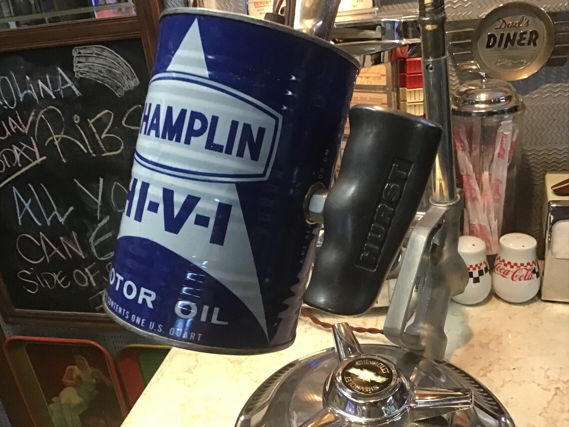 Vintage Chevrolet Desk Lamp - Etsy