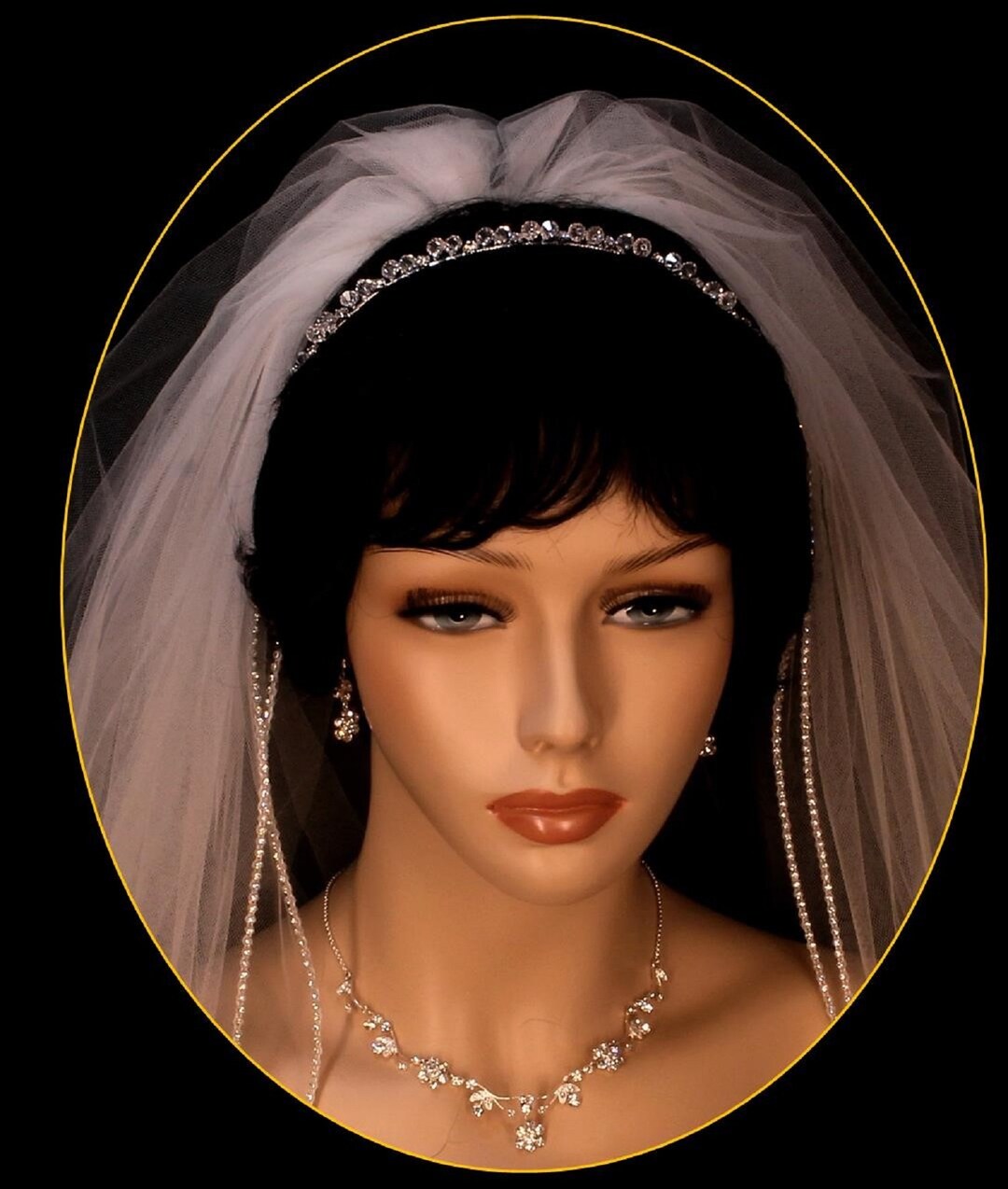Crystal Wedding Tiara: Hand Wired Rhinestone Bridal Headband - Etsy
