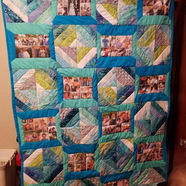 Photo Quilt - Etsy