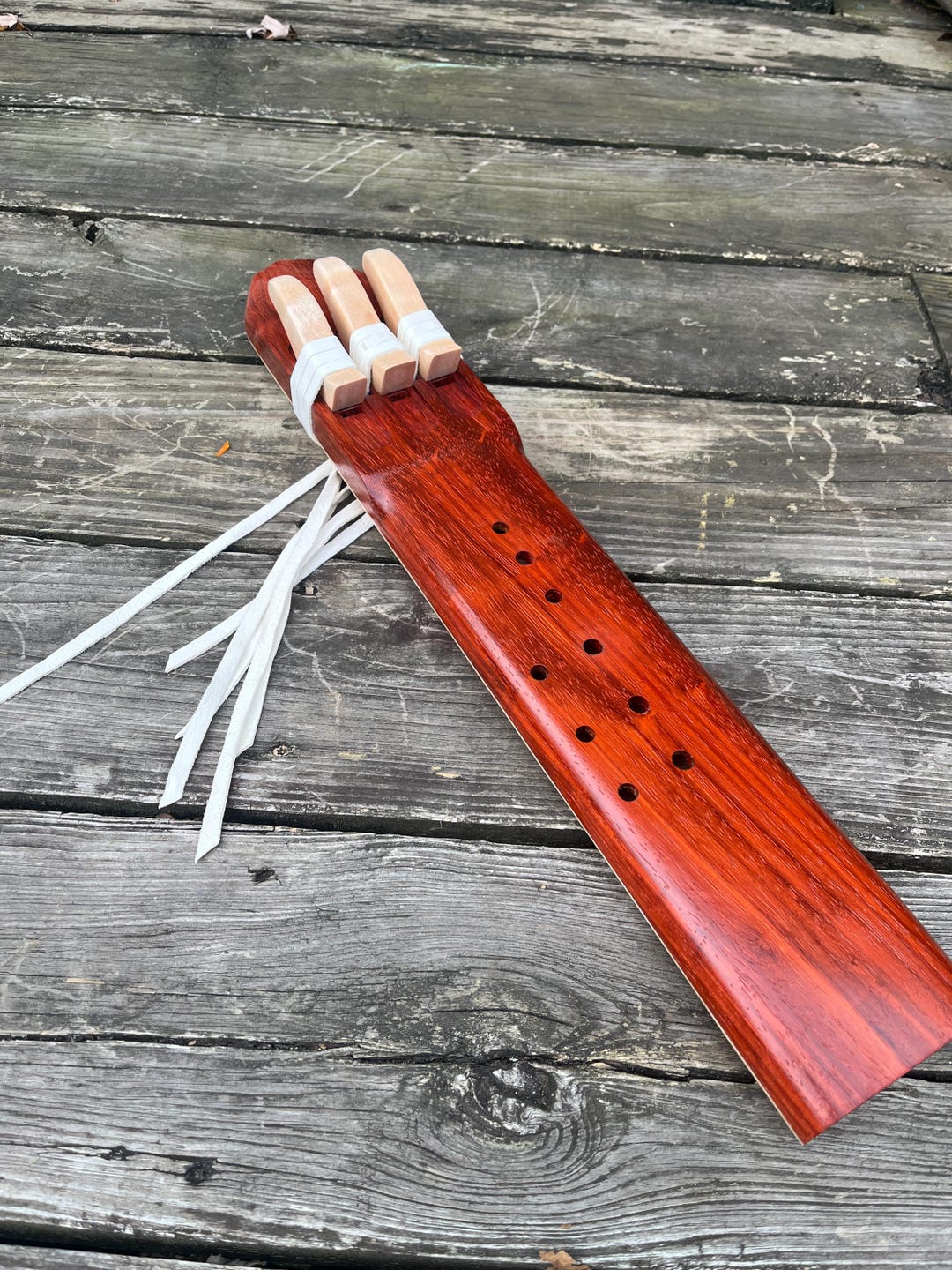 Padauk/ Maple Triple Flute Key of G - Etsy