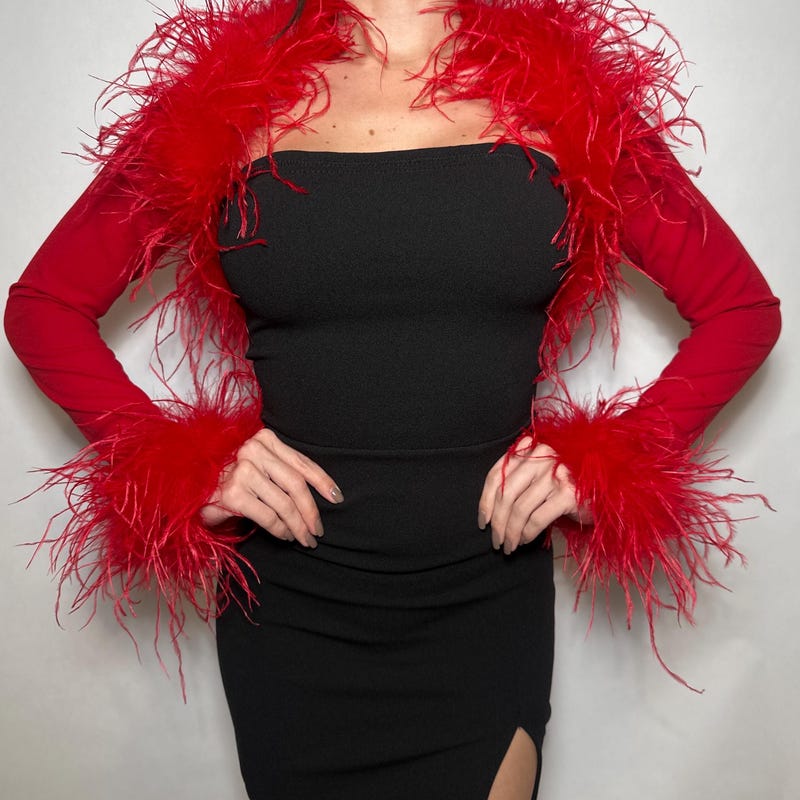 Red Bolero Jacket - Etsy
