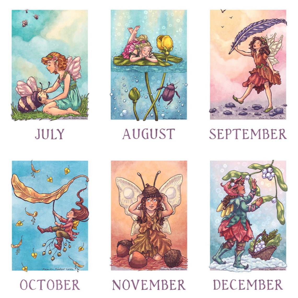 Flower Fairies Calendar (discount) - Etsy
