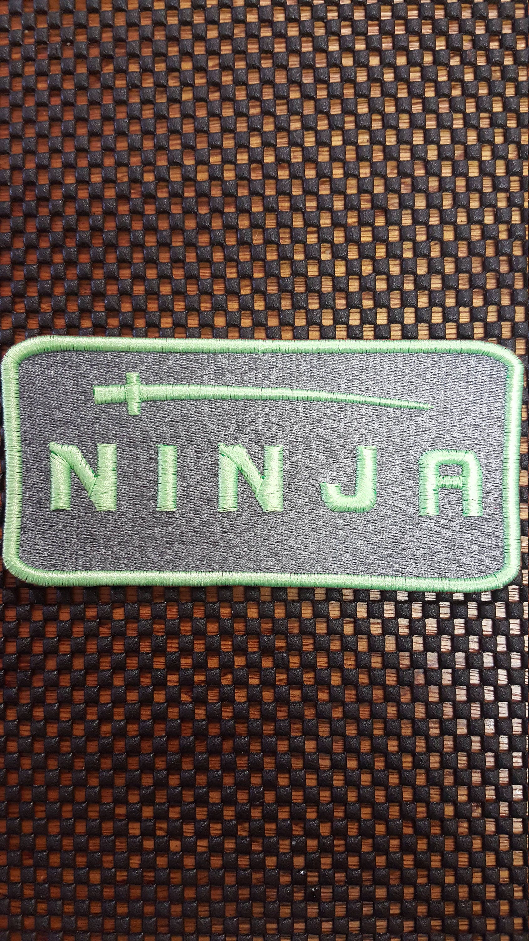 Ninja Patch Embroidery Design Ninja Embroidery Design | Etsy