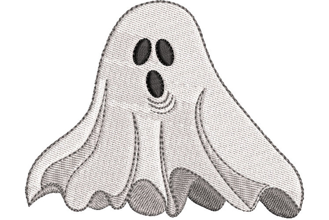 Ghost Embroidery Design, Halloween Ghost, Embroidery Design, Machine ...
