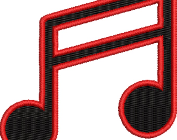 Musical Notes With Swirls & Symbols Machine Embroidery Design,song ...