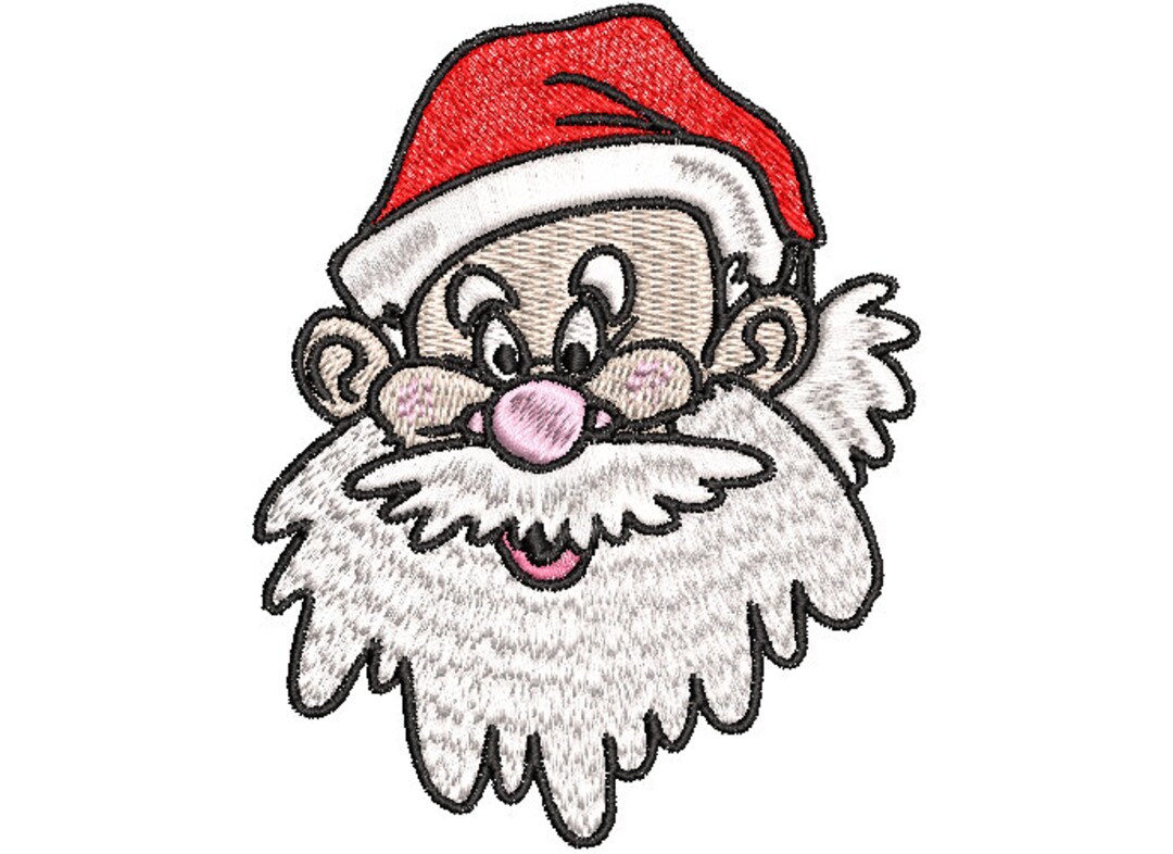 Christmas Santa Claus Machine Embroidery Design, Christmas Design ...
