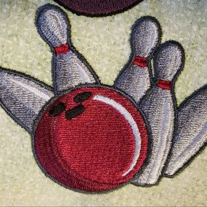 Bowling Embroidery Design, Embroidery Design, Bowling Embroidery ...