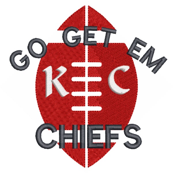 Kansas City Chiefs Embroidery Design - Etsy