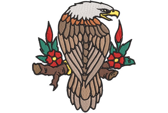 Eagle Embroidery Design Embroidery Design Machine - Etsy