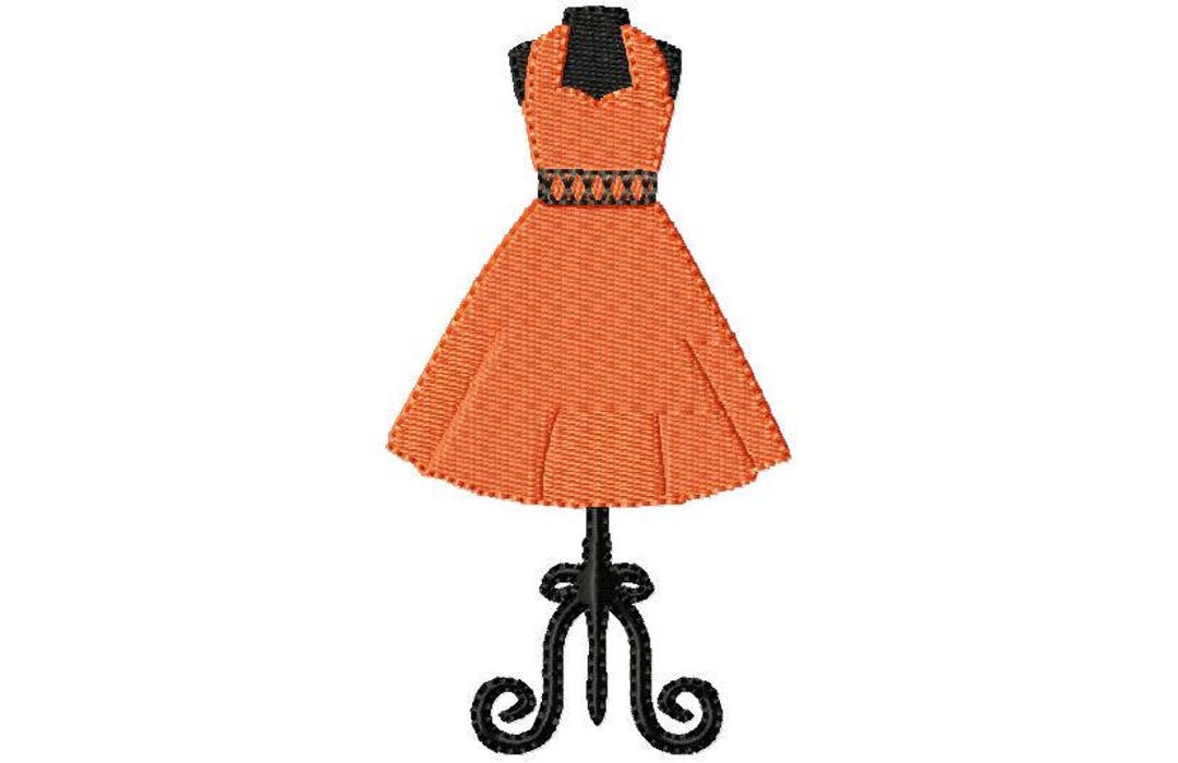 Dress Stand Embroidery Design, Embroidery Design, Machine Embroidery ...