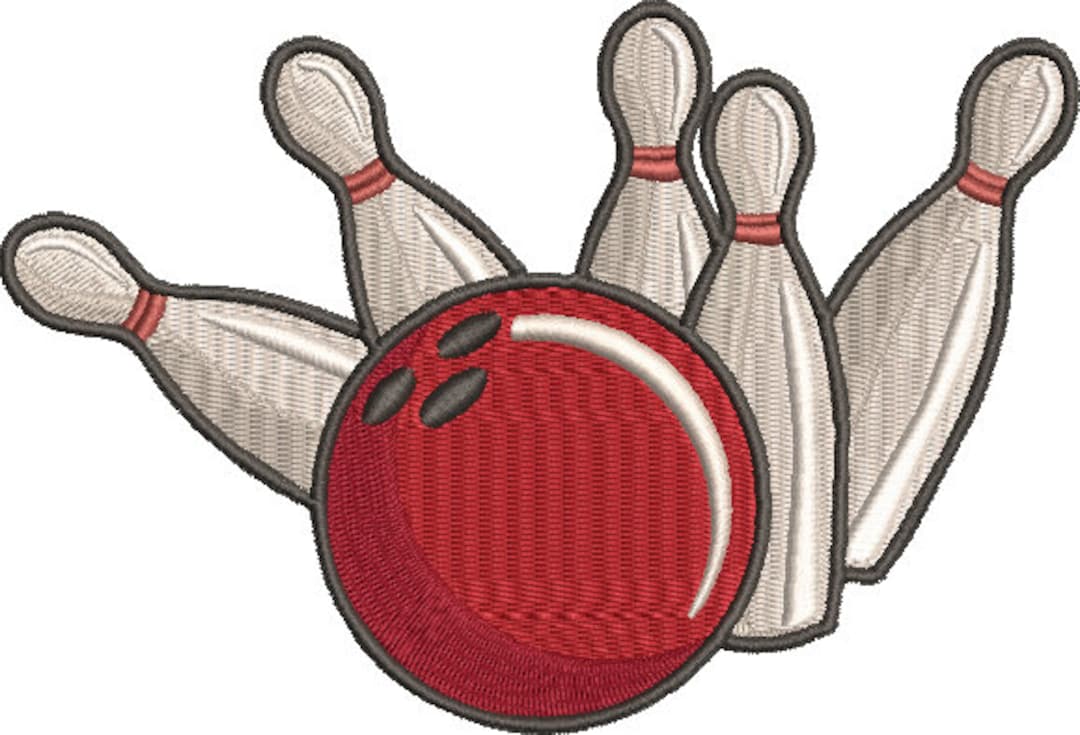 Bowling Embroidery Design, Embroidery Design, Bowling Embroidery ...