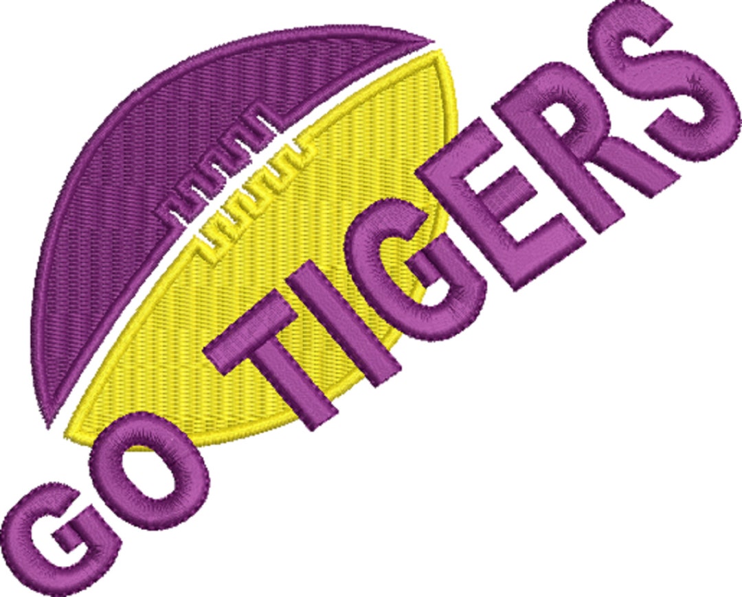 Tigers Embroidery Design, Instant Download, LSU Design, Machine ...
