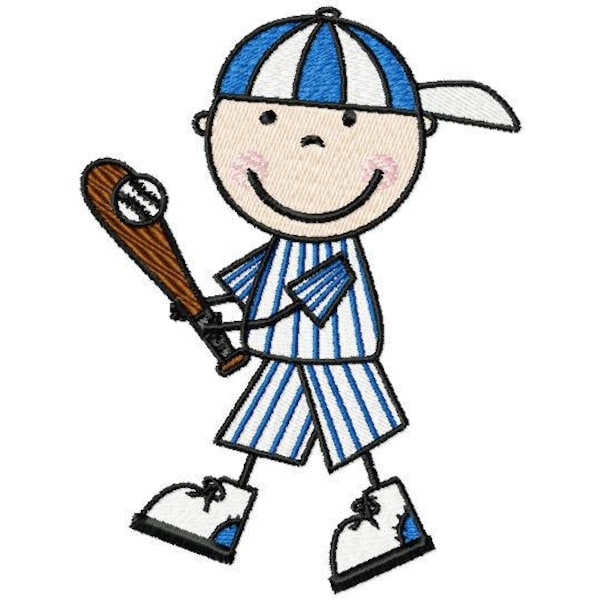 Stick Figure Embroidery Design - Etsy