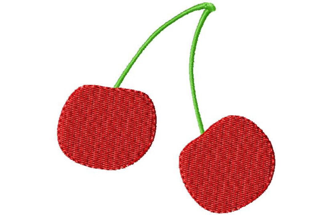 Cherries Embroidery Design, Embroidery Design, Cherry, Machine ...